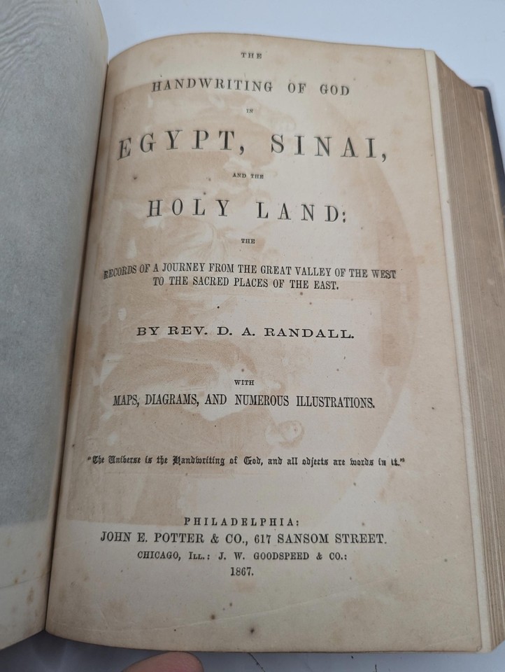 Handwriting of God: Egypt, Sinai and the Holy Land - Maps and ...