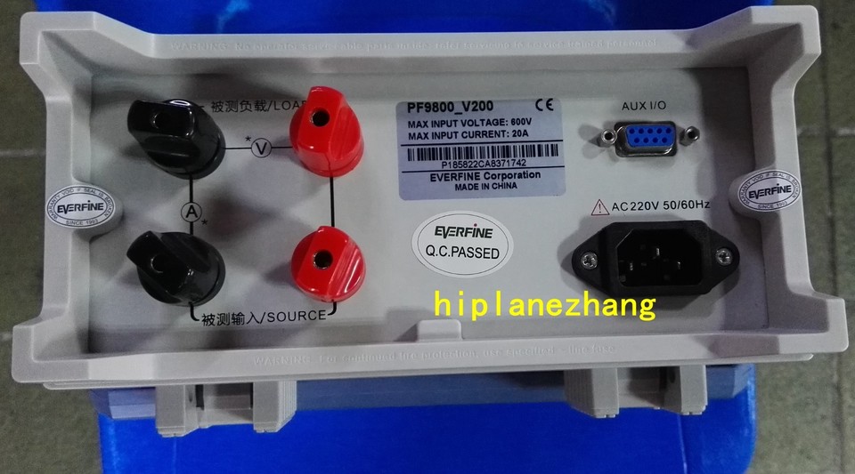 Bench Voltage Current Power Factor & Power Analyzer Meter Test PF9800 ...