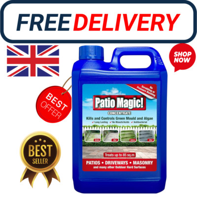 Patio Magic! 16491 Concentrate: Ideal for Patios, Paths and Driveways Kills and | eBay UK
