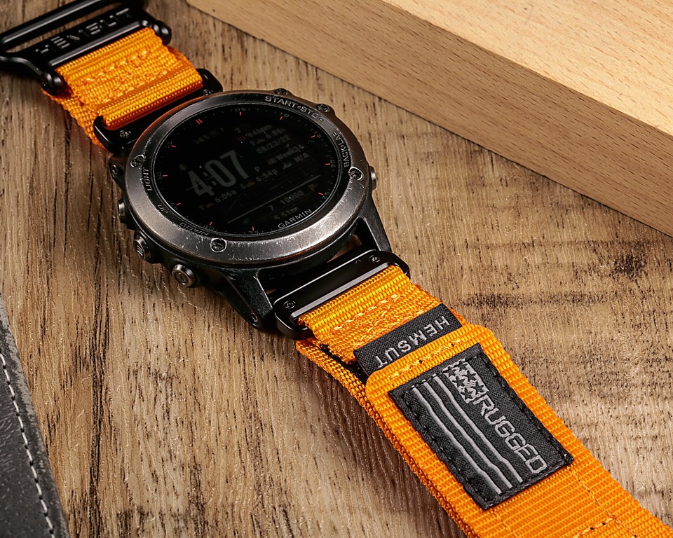 Compatible With Garmin Watch Band Super Rugged Nylon Sports Watch Strap ...