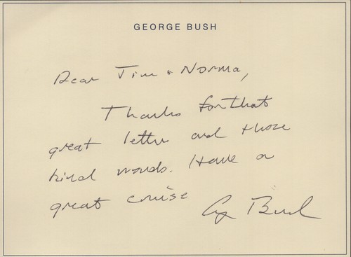 GEORGE H.W. BUSH - AUTOGRAPH LETTER SIGNED | eBay