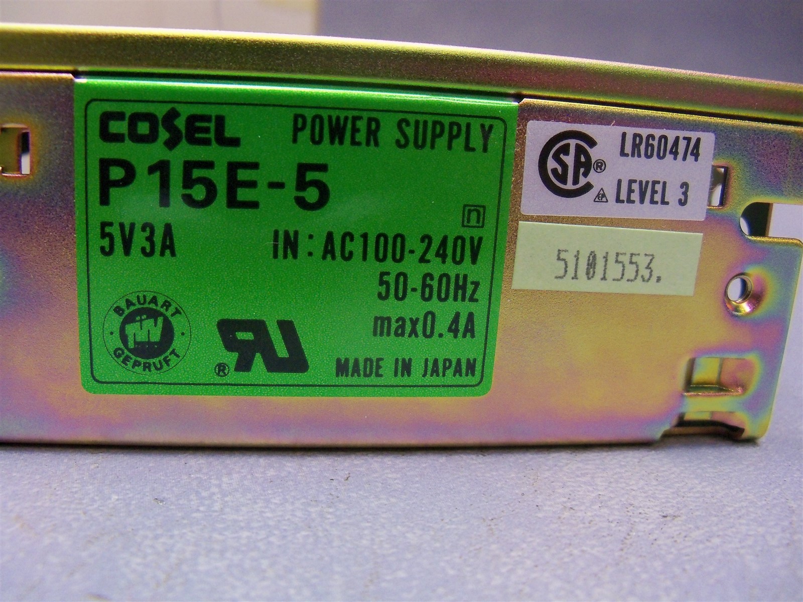 Switching Regulator P-Series P15E-5 Cosel P15 Power Supply | eBay UK