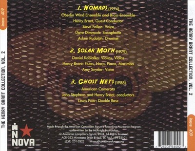 THE HENRY BRANT COLLECTION, VOL. 2 NEW CD 726708640927| eBay