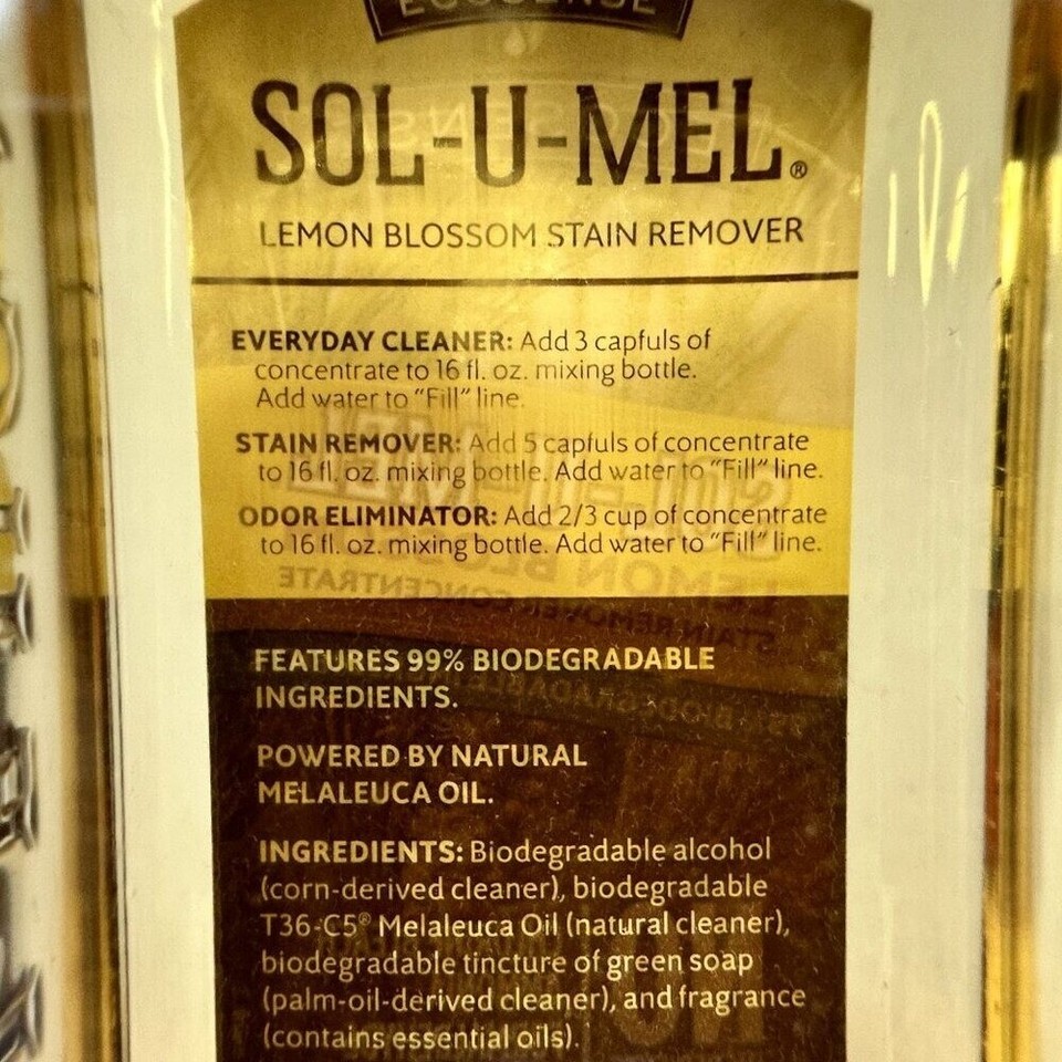 Melaleuca Ecosense Sol-U-Mel Lemon Blossom Residue Stain Remover ...