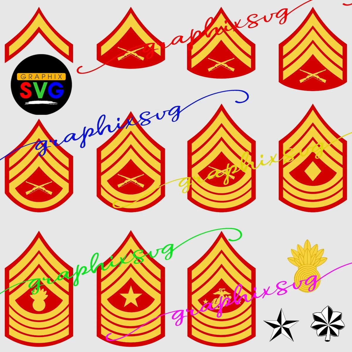 United States Marine Rank Insignia
