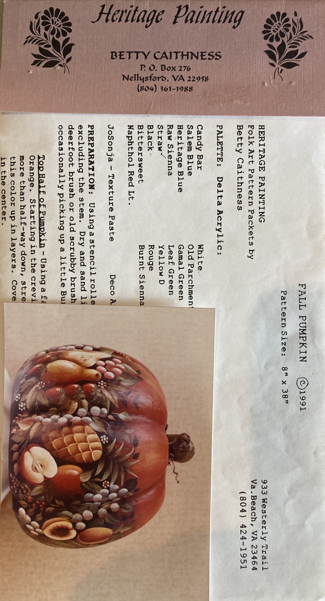 Betty Caithness Pattern Packets