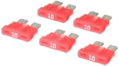 Bussmann BP/ATC-10-RP ATC Automotive Fuse, 5 Pack (10 Amp) | eBay