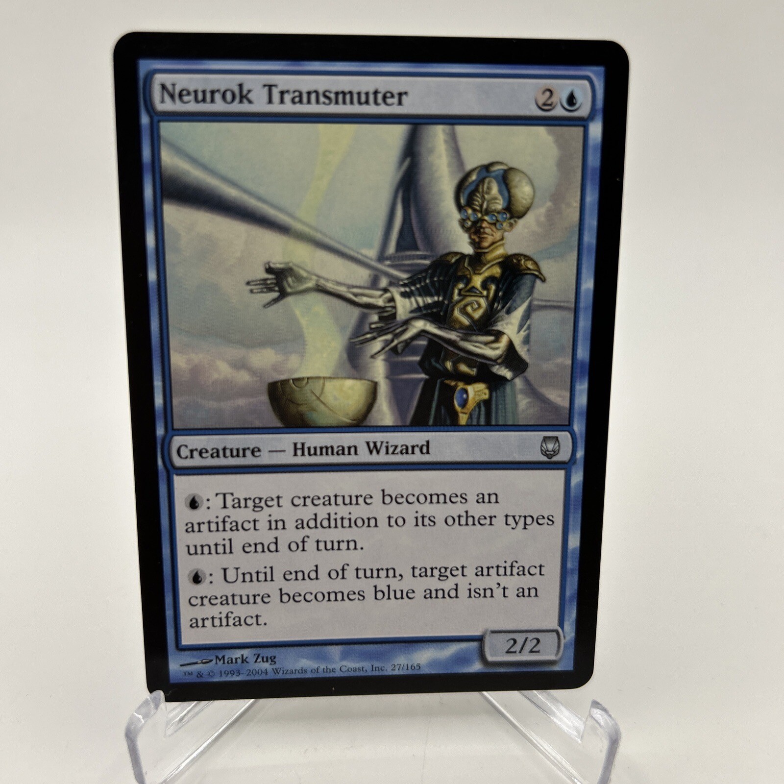 MTG 2004 Neurok Transmuter - Creature, Human Wizard DST Darksteel 27/ ...
