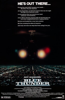 Blue Thunder movie poster - Roy Scheider - 11" x 17" inches - 1983 | eBay
