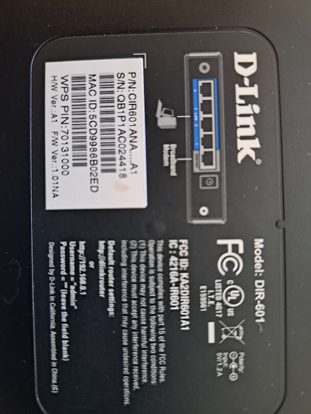 D-Link N150 Home 150 Mbps 4-Port 10/100 Wireless N Router (DIR-601 ...