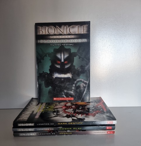 Lot of 4 BIONICLE Books by Greg Farshtey Legends - Chronicles #SUE2 | eBay