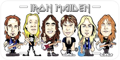 Iron Maiden Art Aluminum Novelty Tag Car License Plate | eBay