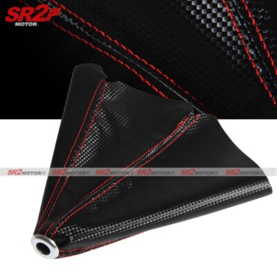 Manual Trans Suede Jdm Shift Boot + 3 Seams Red Stitch Size JDM Style ...