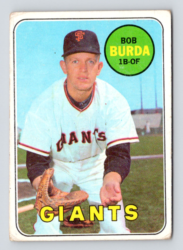 1969 Topps Card, #392 Bob Burda, San Francisco Giants | eBay