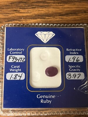 Burma Genuine 1.84cts Ruby | eBay