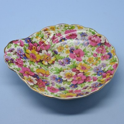 James Kent 'Du Barry' Flower Chint Small Shell Shaped Dish, Vintage ...