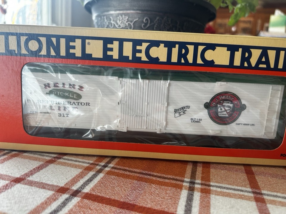 Lionel O 317 H.J. Heinz Reefer Car 6-16807 New Heinz Pickle ...