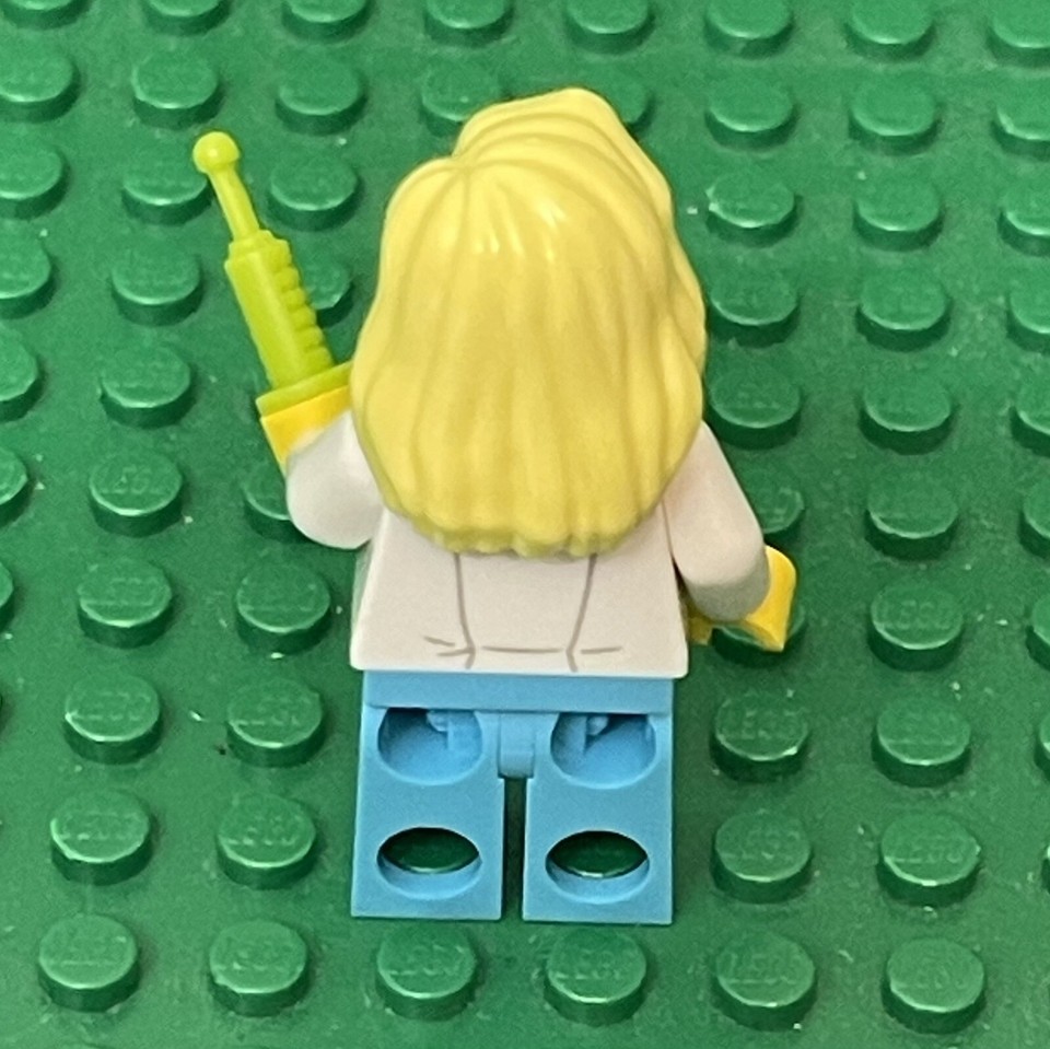Lego City Doctor / Female Nurse W/ Glasses,Bright Light Yellow Hair And ...