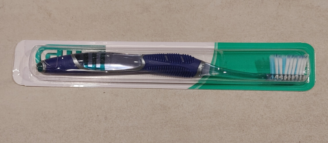 GUM Sunstar Deep Clean Regular 525 Compact Soft Toothbrush Purple and ...