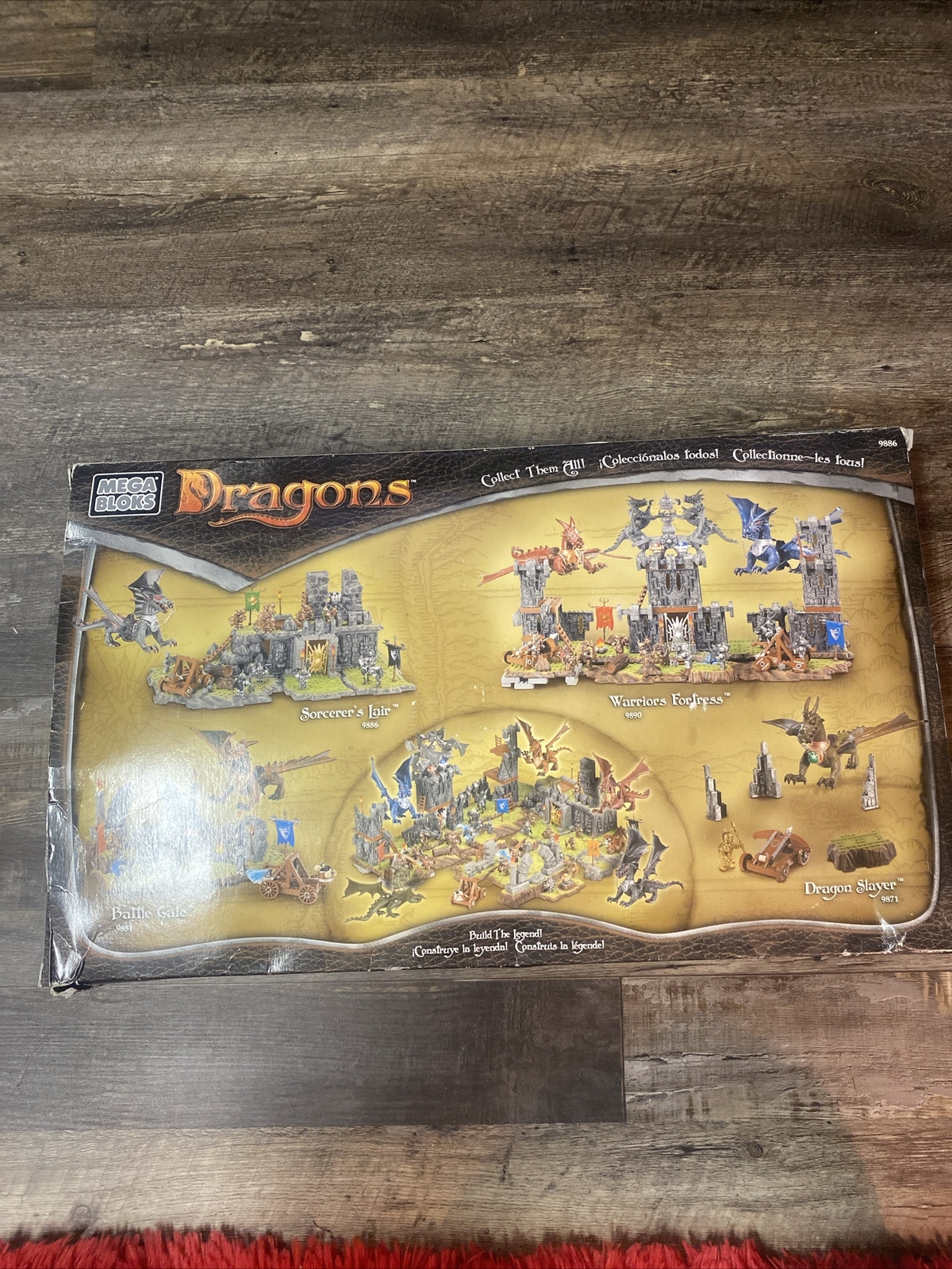 Mega Bloks Dragons Sorcerer's Lair Stacking Blocks - 9886 for sale ...