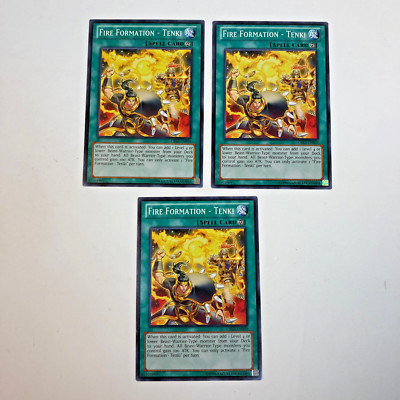 (3) YuGiOh! FIRE FORMATION - TENKI: CBLZ-EN059 COMMON Unlimited NM | eBay