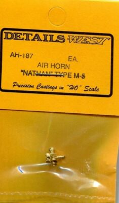 Details West 187 x HO Air Horn Nathan M5 Five Chime | eBay