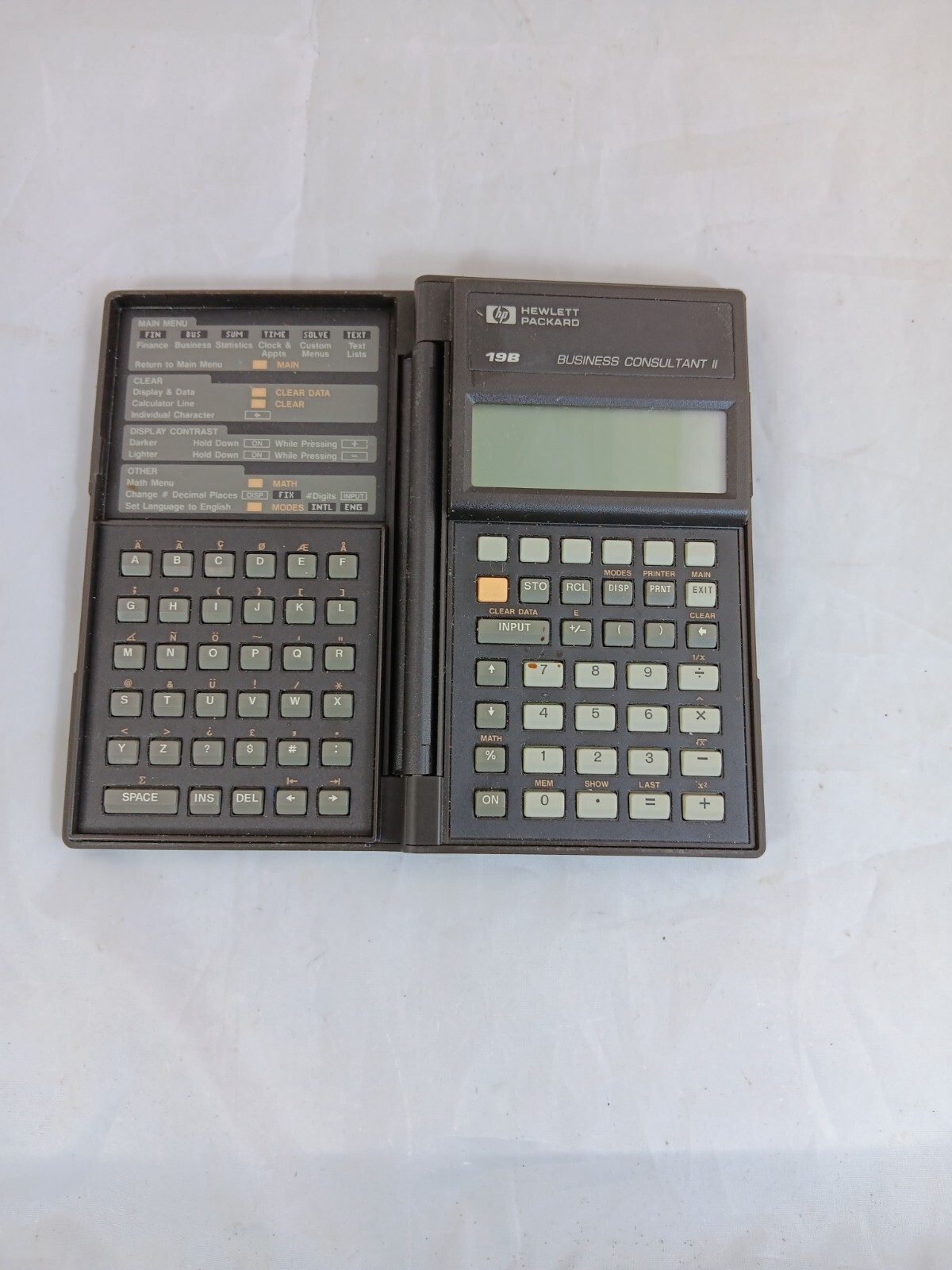 HP 19B Business Consultant II Calculator Made in USA- Tested | eBay