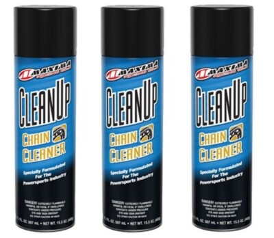 3ea-Maxima Clean Up Degreaser and Chain Cleaner 15.5 OZ Can-Motorcycle ...