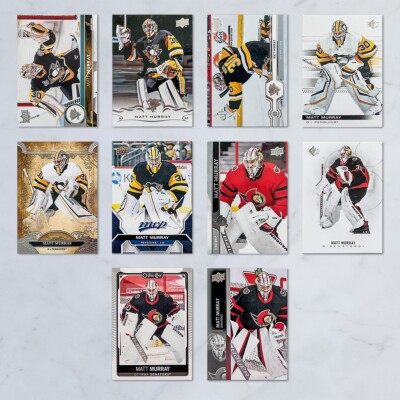 Matt Murray 10 Card Collection 2017-2022 Pittsburgh Penguins Ottawa ...