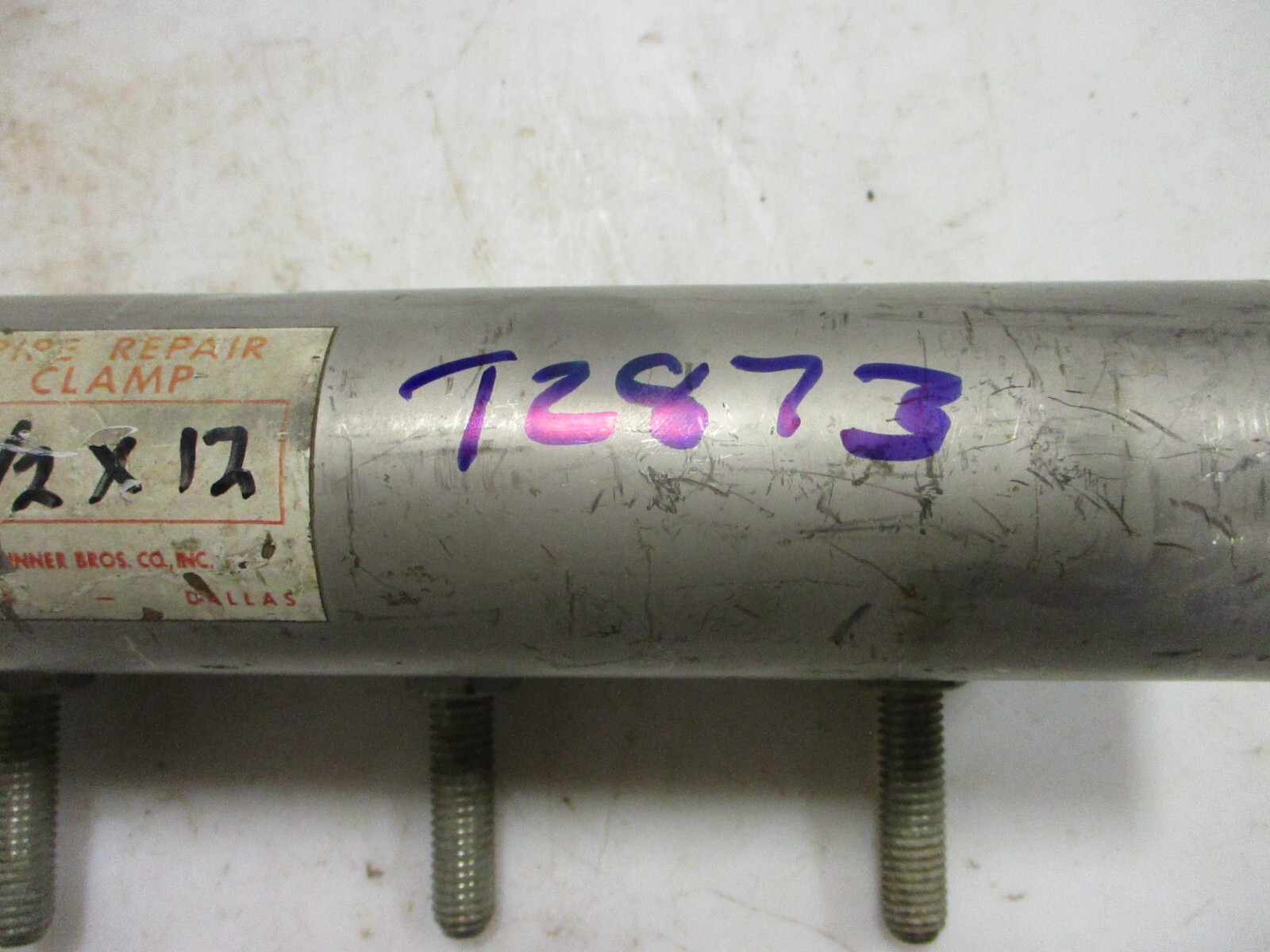 SKINNER / SBC Model 91 Pipe Repair Clamp 1-1/2" (1.90 OD) x 12" Long | eBay