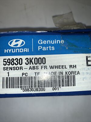 Front Wheel RH Sensor ABS Hyundai (59830-3K000) | eBay