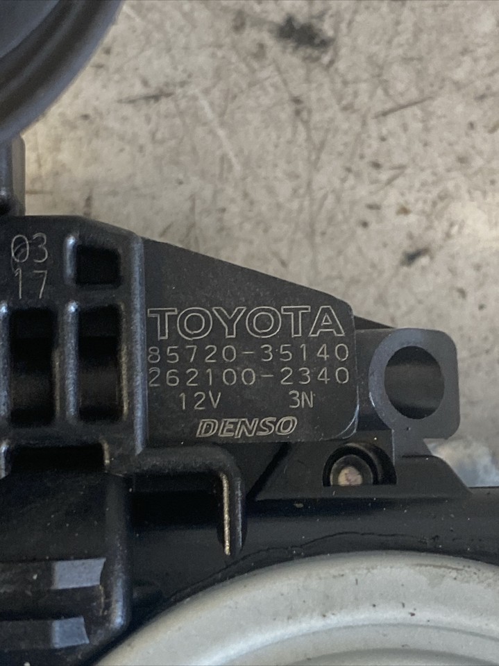2012 TOYOTA PRIUS MK2 WINDOW REG MOTOR REAR LEFT PASSENGER SIDE 85710 ...