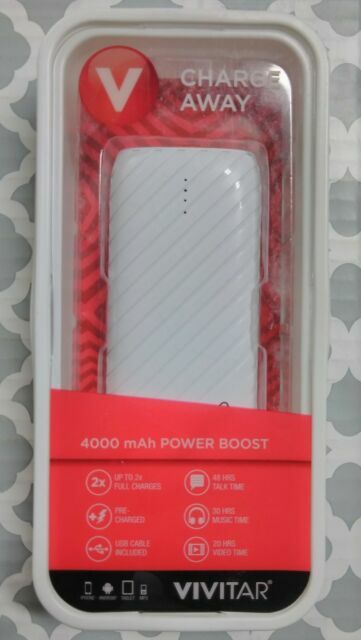 Vivitar Charge Away 4000mah Power Boost for iPhone Android Samsung ...