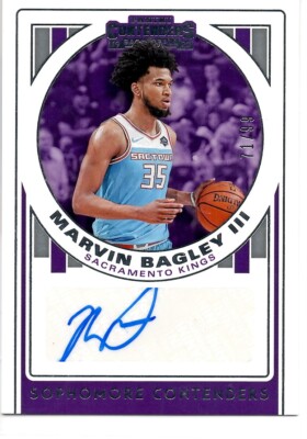 2019-20 Panini Contenders Sophomore Autograph Auto #MB3 Marvin Bagley ...