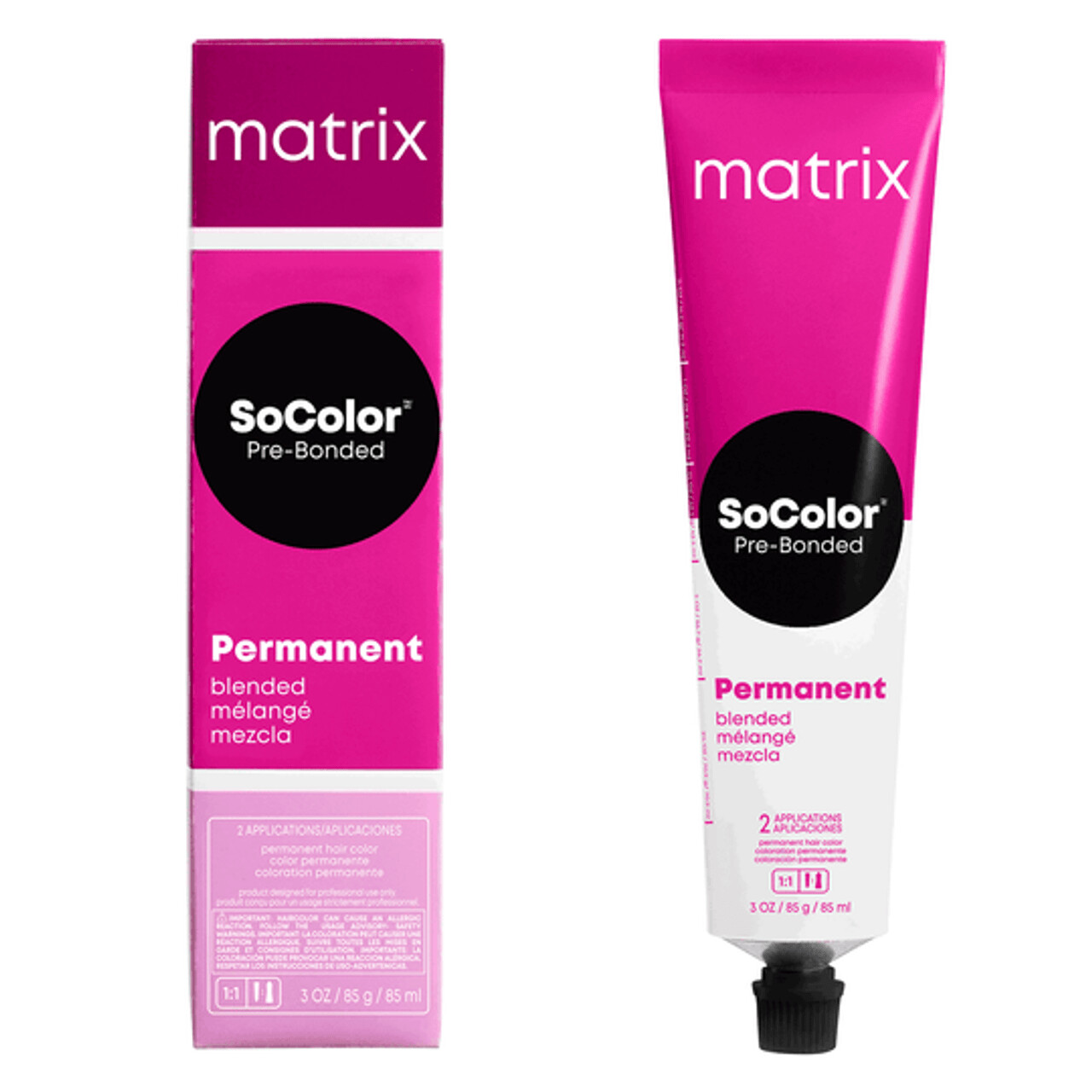 Matrix SoColor Blended Collection Permanant Hair Color 3 oz. Cream ...