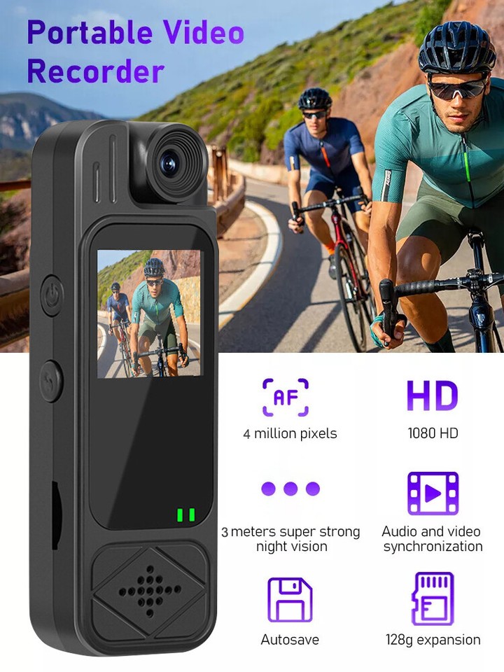 *Mini Body Camera Mini Video Recorder Personal Security Camcorder Night ...