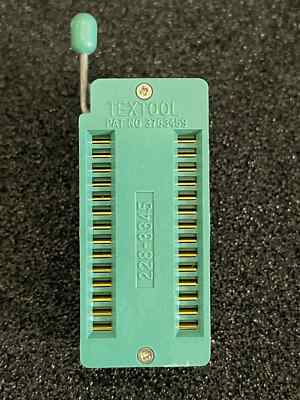 Authentic 3M TEXTOOL ZIP SOCKET 28 Pin ZIF Gold Contacts 228-3345 New ...