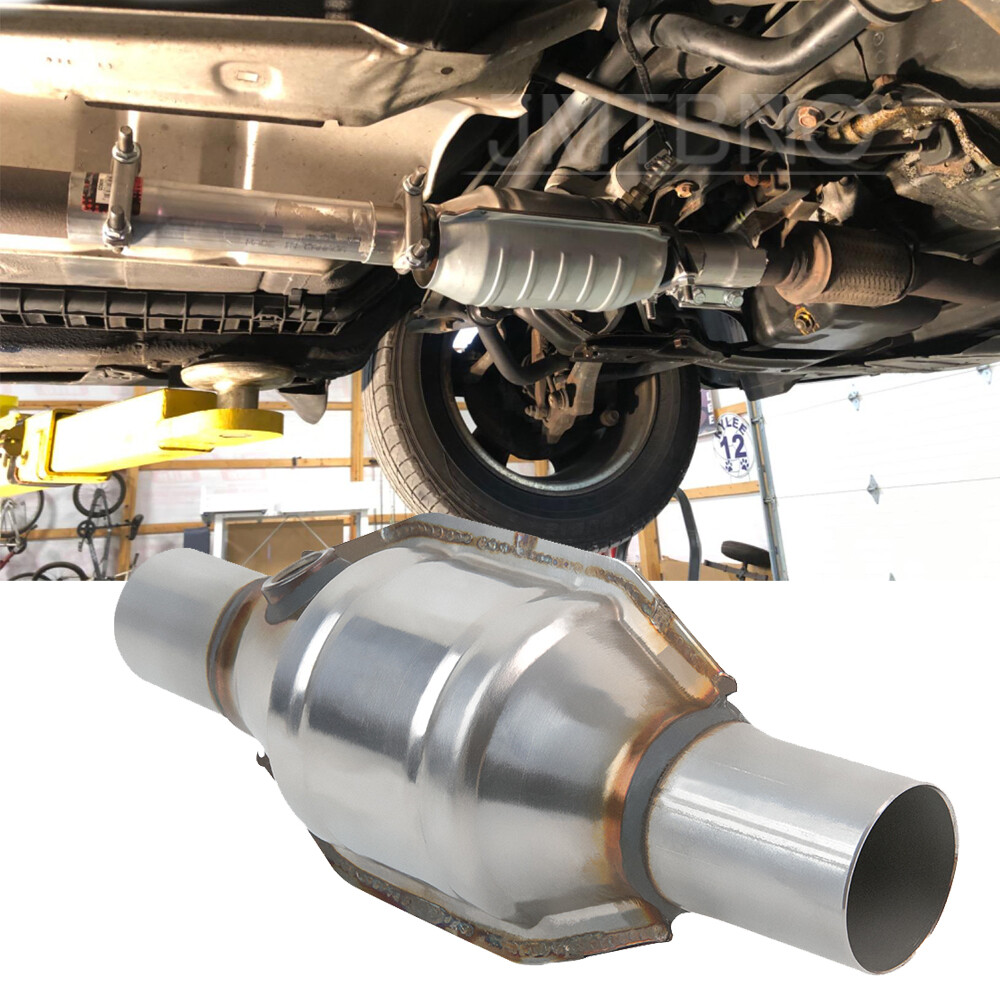 2x Universal 2" Inlet & Outlet Catalytic Converter EPA OBDII Weld-on ...