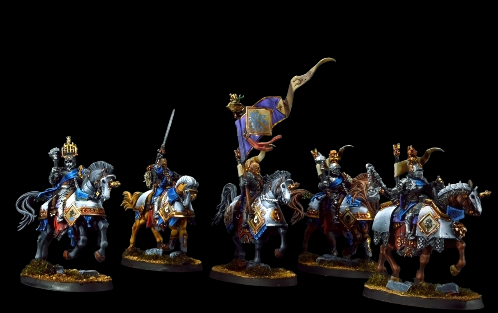 FREEGUILD CAVALIERS cities of sigmar ** COMMISSION ** painting | eBay