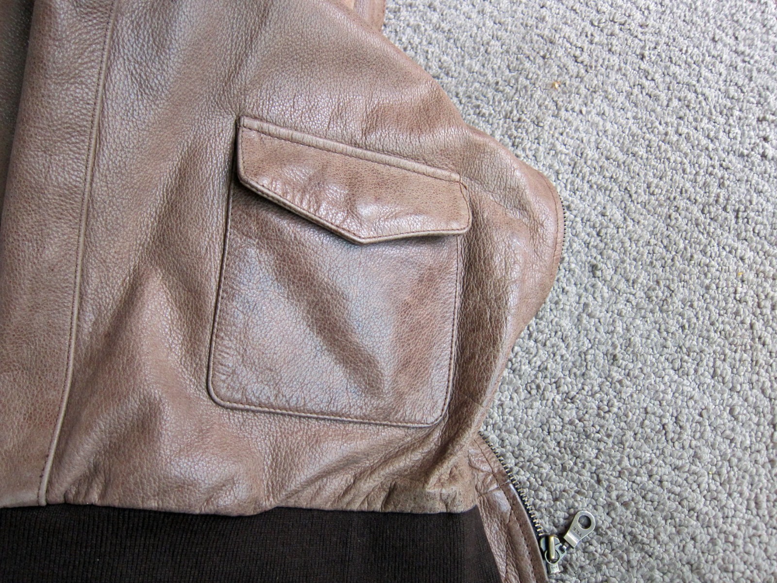 Mens Type A-2 Jacket with patches - Gem