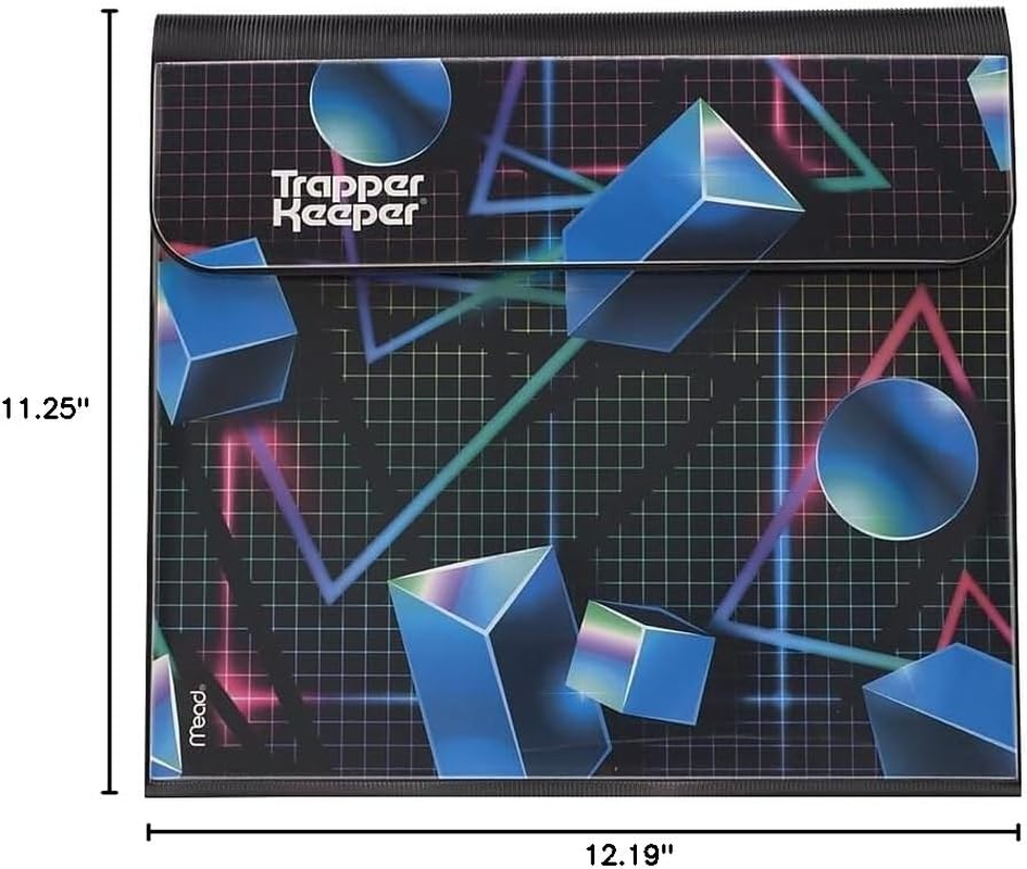 Trapper Keeper Binder, Retro Design, 1 Inch Binder, 2 Folders and Extra ...