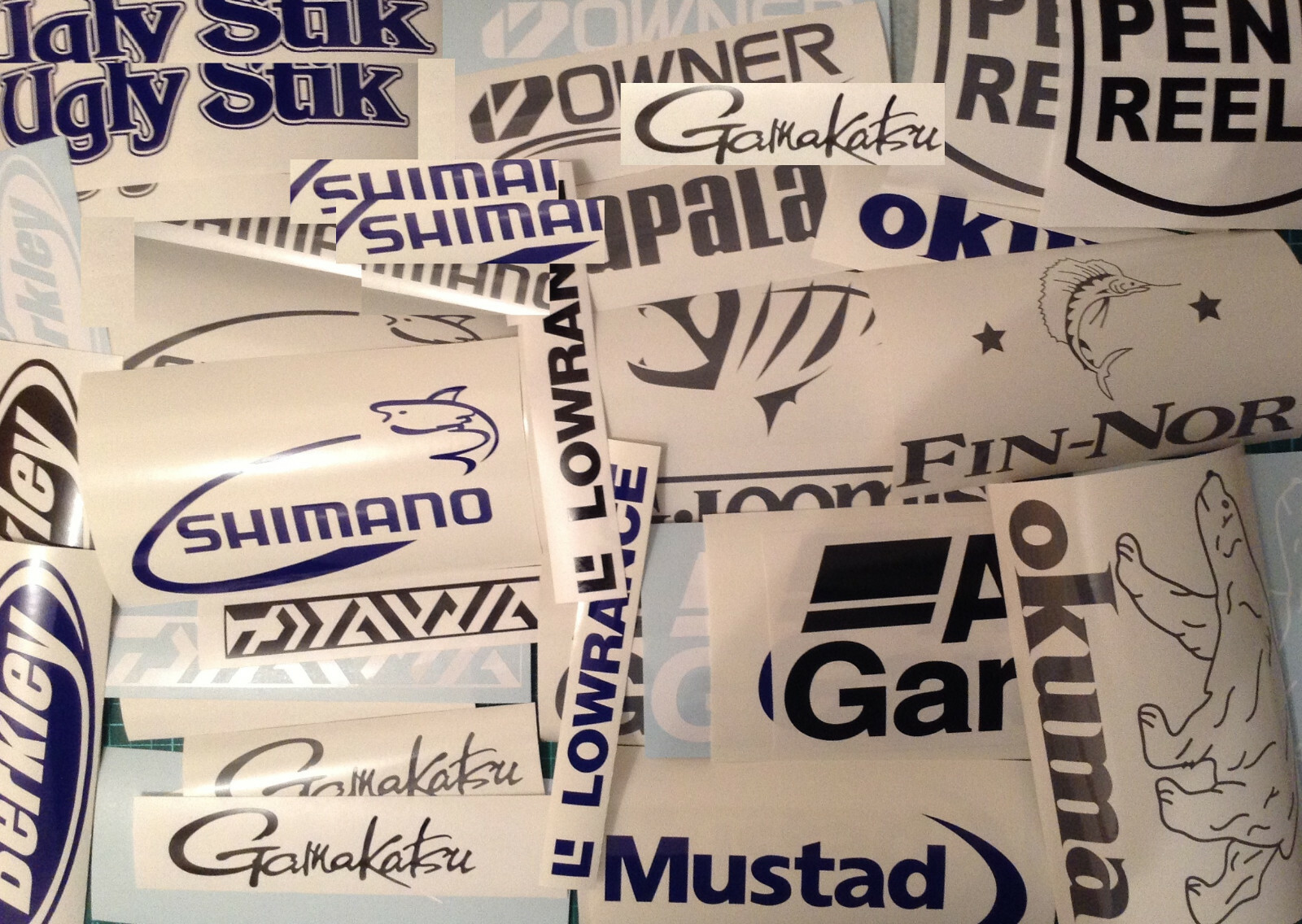 Boat Fishing Stickers 12 Pack Fish Brand Stickers New Cars Windows ...