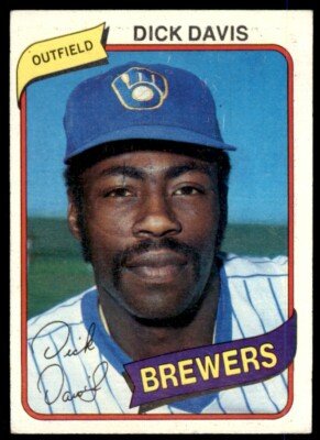 1980 TOPPS DICK DAVIS . MILWAUKEE BREWERS #553 | eBay