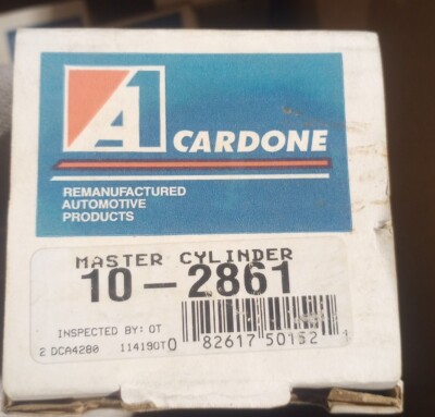 Brake Master Cylinder-GAS Cardone 10-2861 Reman | eBay
