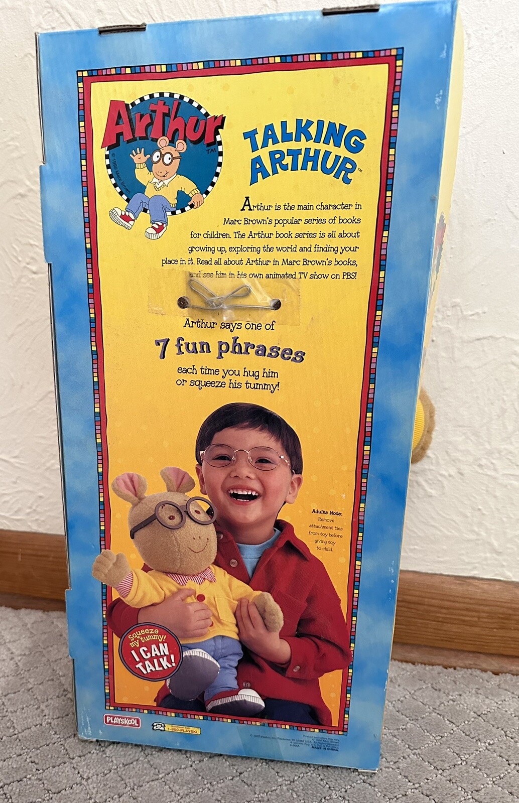 Unopened Hasbro 1997 Talking Arthur Plush Doll Playskool 5834 Speaks ...