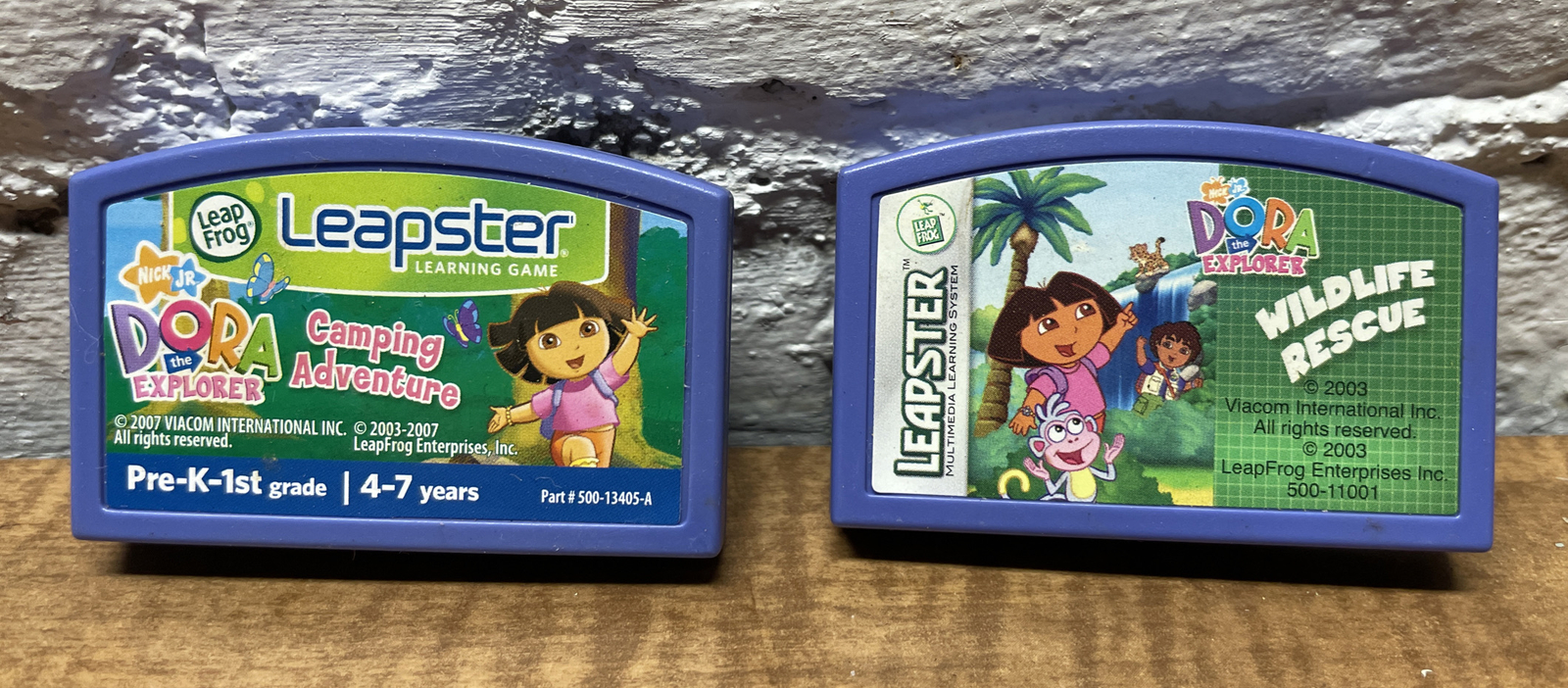 LeapFrog Leapster Learning Game Cartridge Lot of 2 Dora the Explorer | eBay
