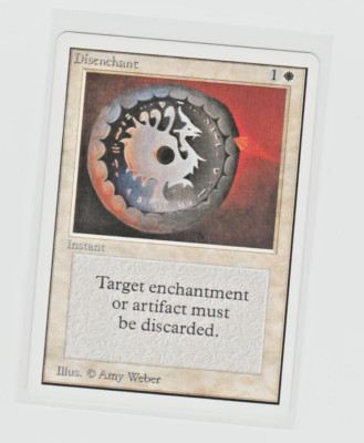 Magic the Gathering ~ MTG ~ 1x Disenchant ~ UNLIMITED ~ M/NM ~ | eBay