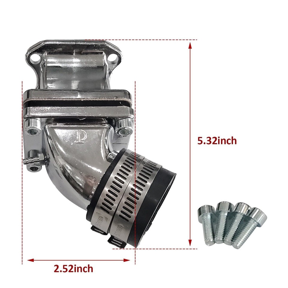 CDH YD100 Engine Motor 50mm & Dio Reed Valve Kit - 2 stroke Gas ...