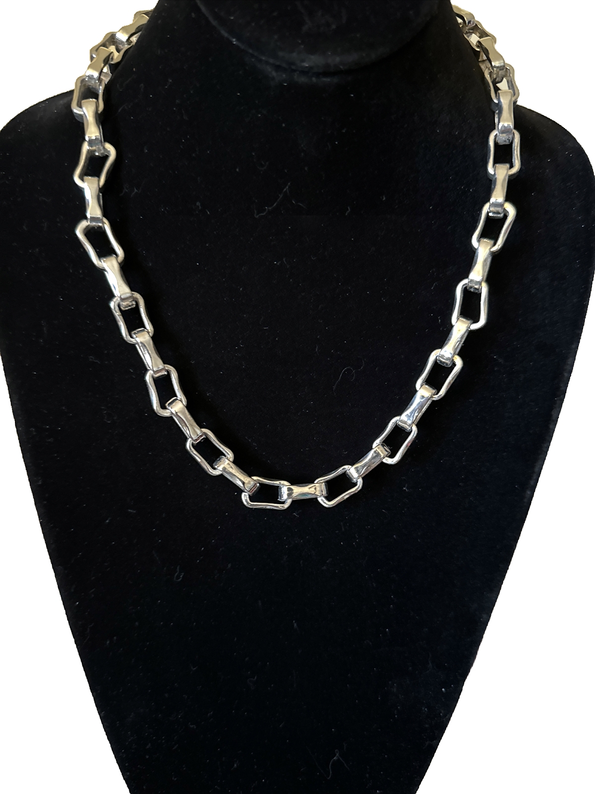 Heavy Sterling Silver Large Link 5x10x15mm 20” Chain… - Gem