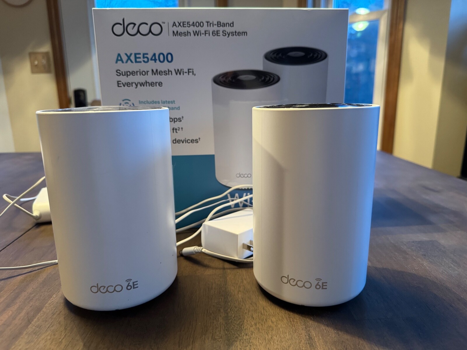 TP-LINK Deco XE75 AXE5400 Wi-Fi 6E Router Mesh System - White (2-Pack ...